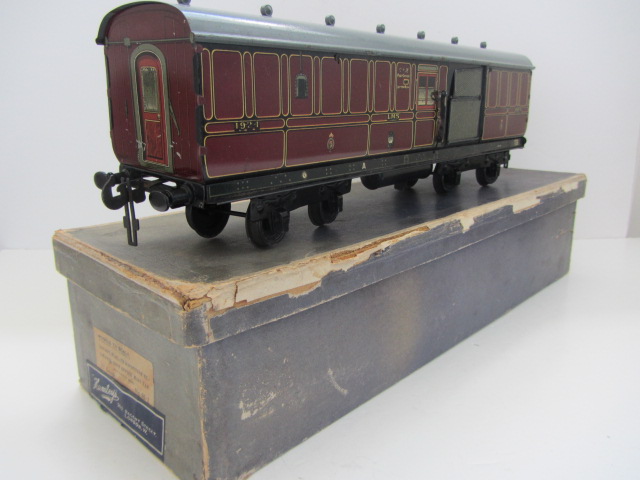 Stop the Drop Auction - Bassett-Lowke/Carette Gauge One LMS TPO Coach Boxed