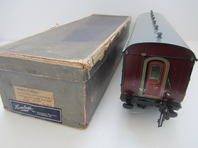 Stop the Drop Auction - Bassett-Lowke/Carette Gauge One LMS TPO Coach Boxed
