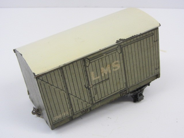 Stop the Drop Auction - Leeds Gauge 0 Wood and Paper Litho LMS Box Van ...